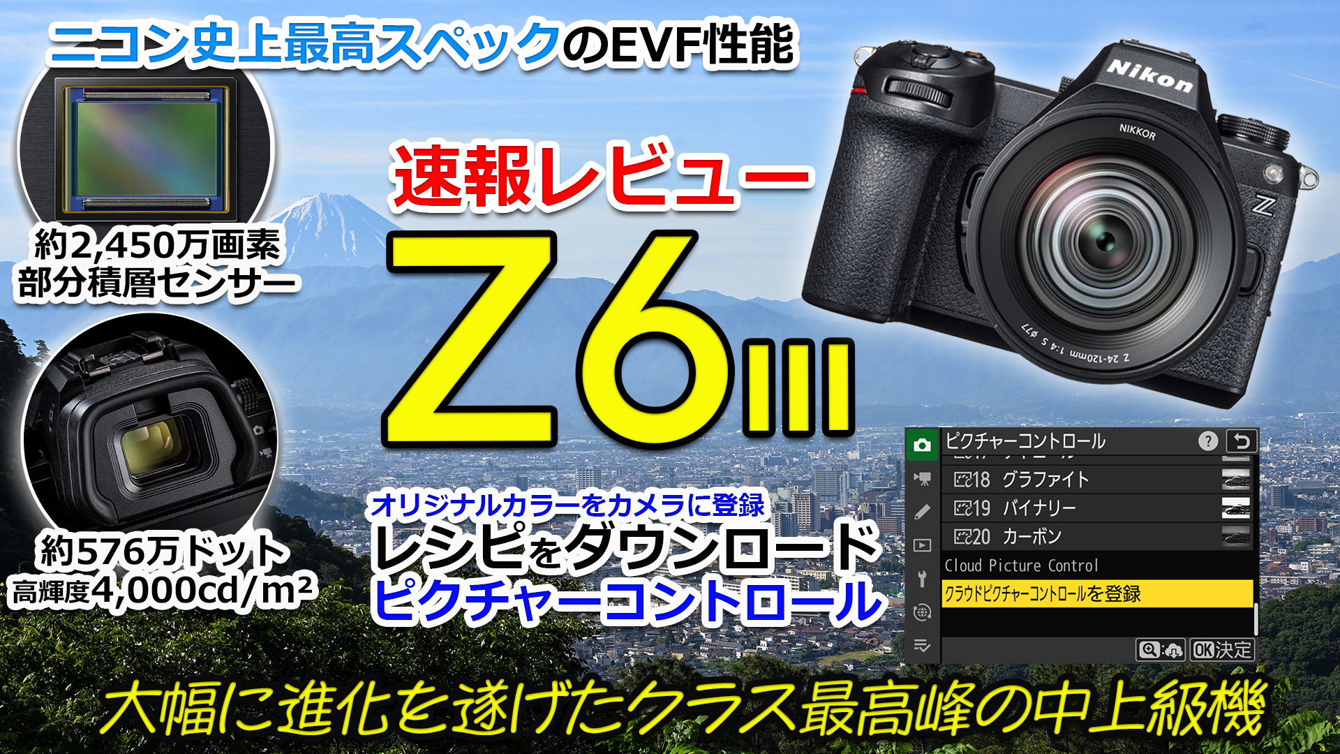 フラッグシップ級のミドルカメラ「ニコン Z6III」…デジカメ Watch Channelでレビュー動画を公開中 - デジカメ Watch