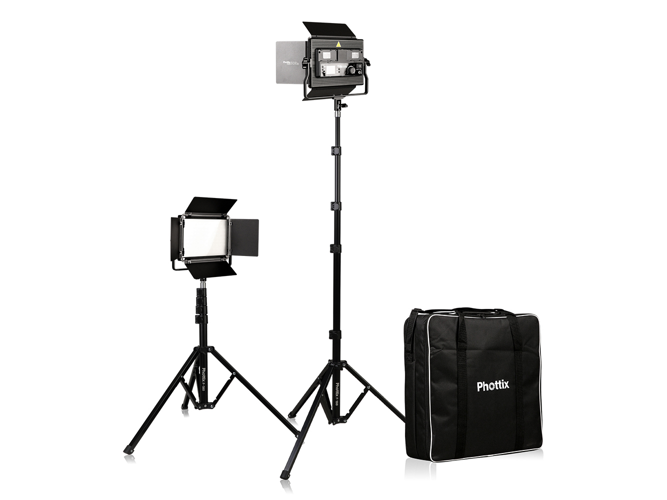PhottixブランドのLEDライト2灯セットが発売 - デジカメ Watch