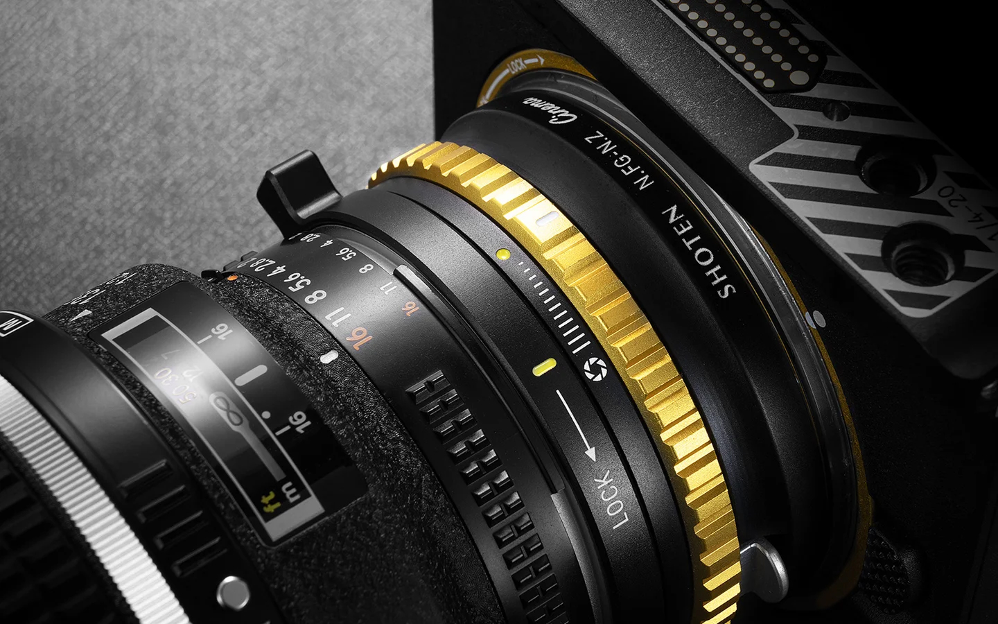 SHOTEN、ニコンF→ニコンZのマウントアダプター／“Nikon×RED”をイメージした絞りリング搭載 - デジカメ Watch